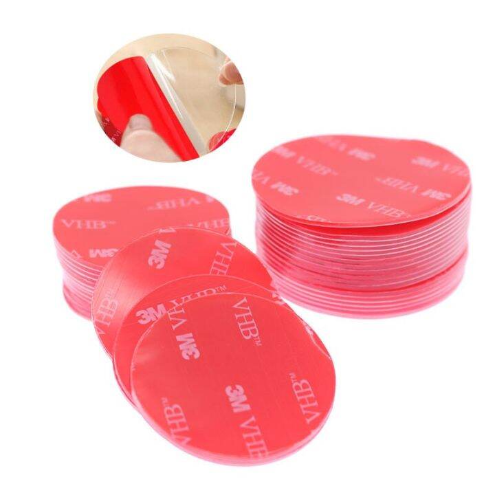 18 ชิ้นกาวสองหน้า 3MVHB ที่แข็งแกร่งโปร่งใสอะคริลิโฟมกาวสำนักงานวางไม่มีกลิ่นโปร่งใสรอบเทป 40/50 ...