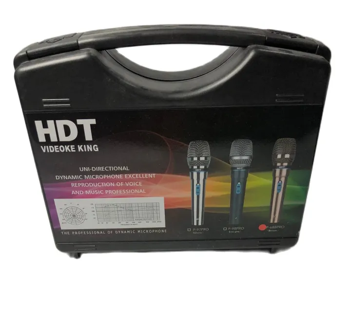 HDT Videoke king Dynamic Microphone Excellent 8 meters mic wire | Lazada PH