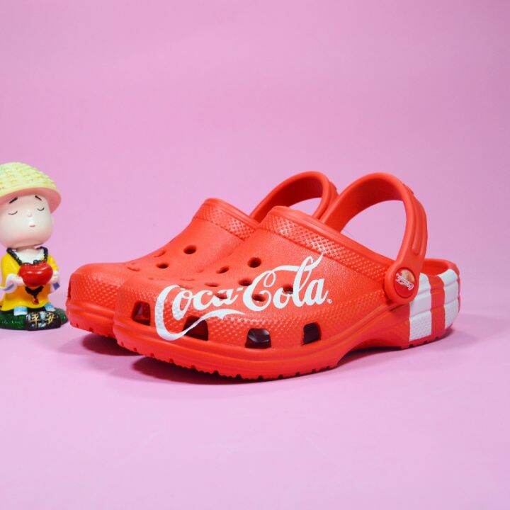 ONHAND Crocs Authentic Coca-Cola Print Design Crocs Classic Clog For Men | Lazada PH