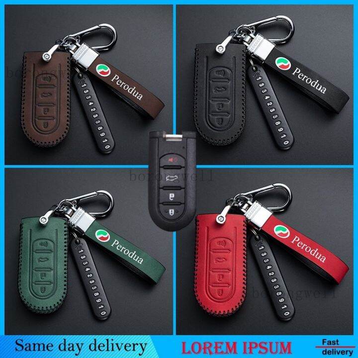 สำหรับ Perodua Bezza/myvi/aruz Keyless Remote Car Key ซองหนัง | Lazada ...
