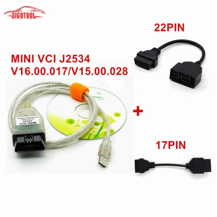 mini vci For Toyota TIS Techstream V16.20.023 minivci FTDI For J2534 ...