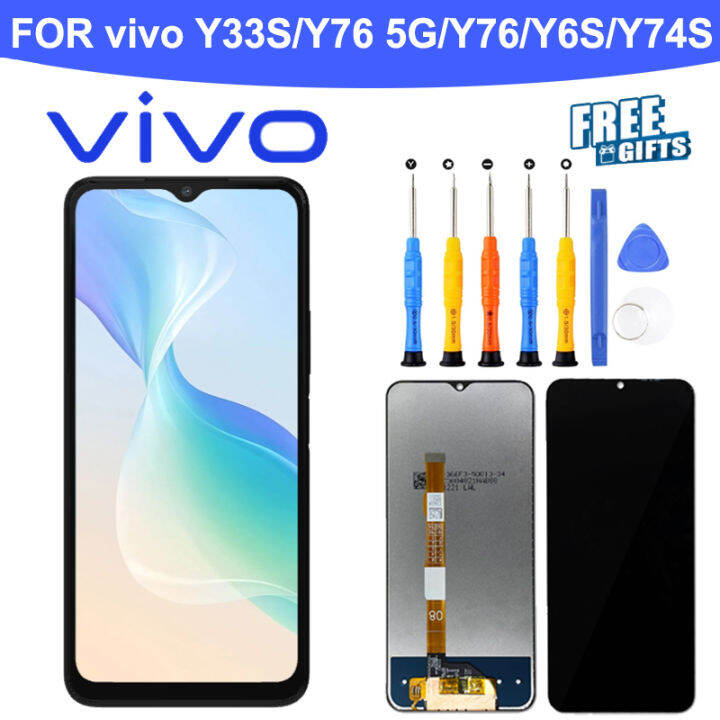 SuperScreen 6.58" For VIVO Y33S V2109 LCD Display Touch Screen Digitizer Assembly Replacement ...