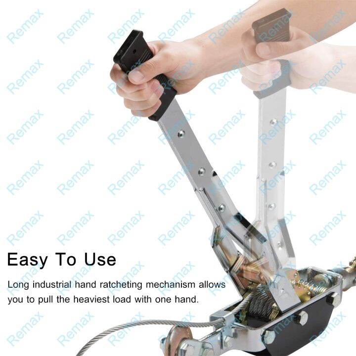 IRONBOX [READY STOCK] Portable Hand Puller 2T/4T Dual Gear Hand Power ...
