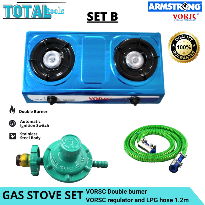 Total Tools Hardware HEAVY DUTY GAS STOVE SET ARMSTRONG AND VORSC ...