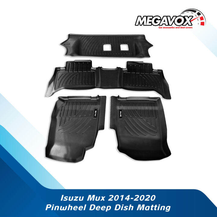 Isuzu Mux 2014-2021 (Thermoplastic Material) Pinwheel Deep Dish Matting ...