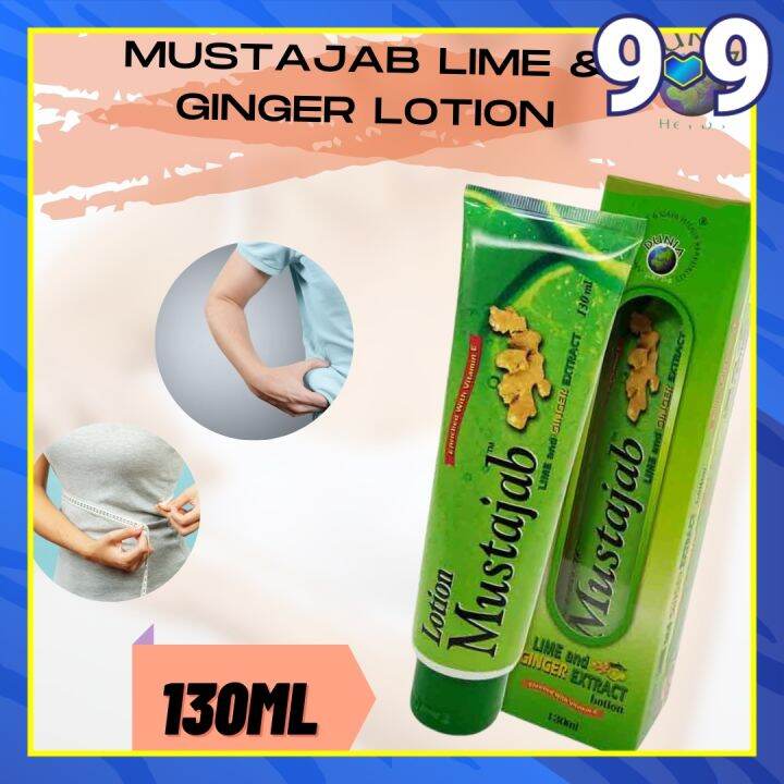 CY MUSTAJAB Lime and Ginger Extract Lotion (130ML) | Lazada