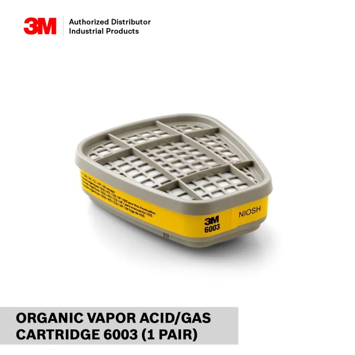 3M 6003 DUAL CARTRIDGE ORGANIC VAPOR 1PAIR | Lazada PH