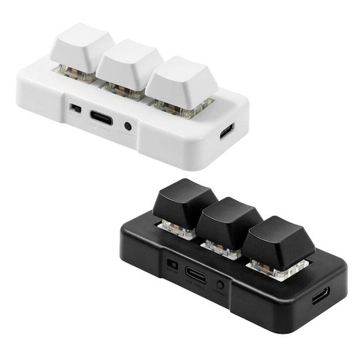 Usb Custom Programming Macro Knob Keyboard 3 Keys Copy Paste Mini
