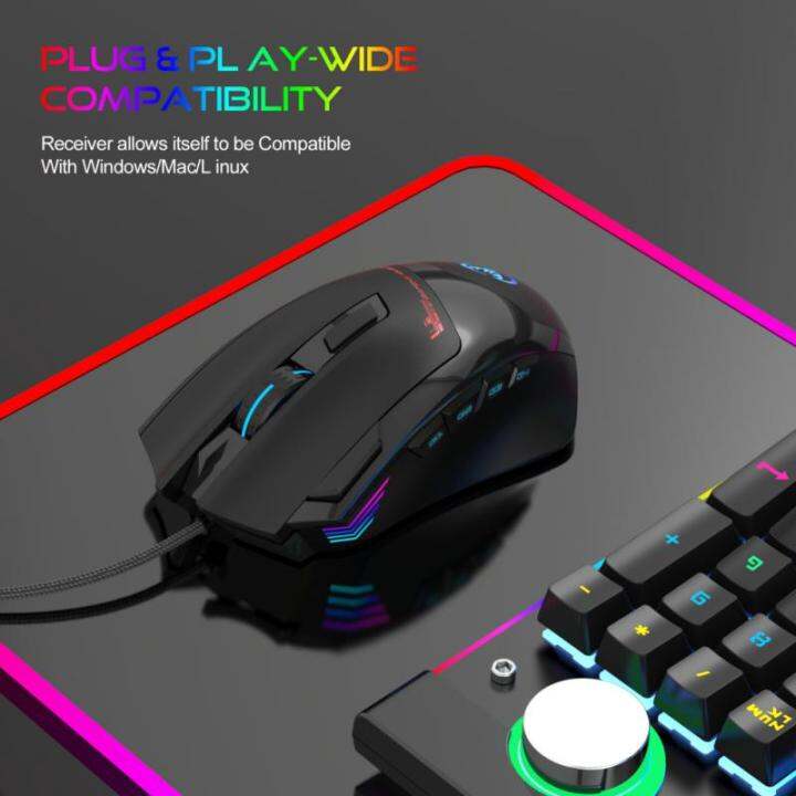 Wired Gaming Mouse USB Computer Mouse Gaming RGB Mause Gamer Ergonomic Mouse 7200DPI LED Silent ...