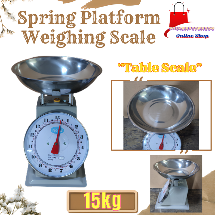 15kg Capacity Spring Table Scale/Weighing Scale | Lazada PH