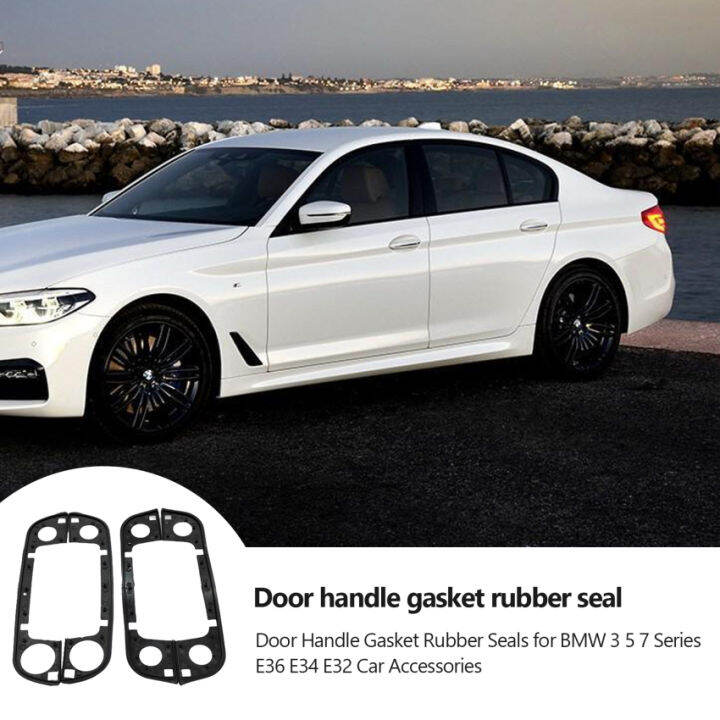 ปะเก็นยางที่จับประตู4ชิ้นสำหรับ BMW 3 5 7ซีรีส์ E36 E34 E32อุปกรณ์เสริมรถยนต์ | Lazada.co.th