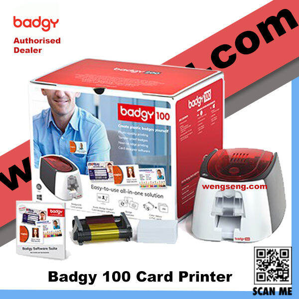 Badgy 100 ID Card Printer | Lazada
