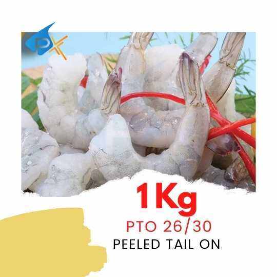 IQF PTO PRAWN 26/30 虾肉（有尾） | Lazada