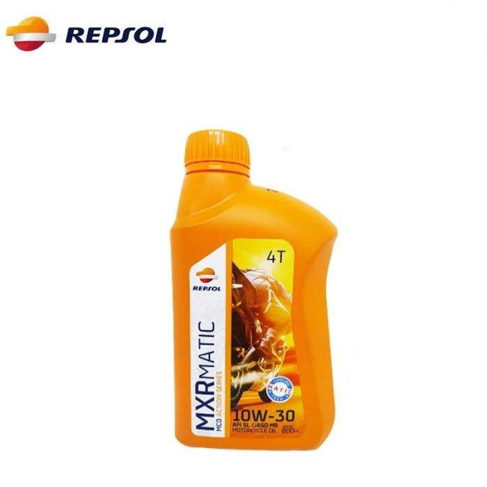 Oli Repsol MXR Matic AT Motor Matic 4T 10w30 API SL Jaso MB 800ml 0.8L ...