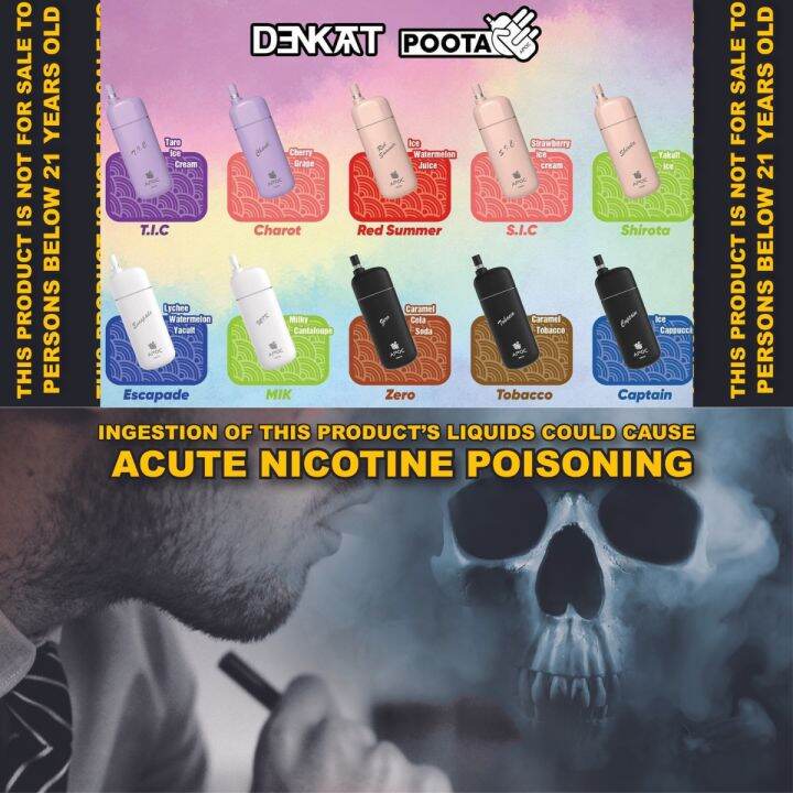 vape mod kit Apoc Poota 5000 puffs Rechargeable Type C 3 Disposable Pod ...