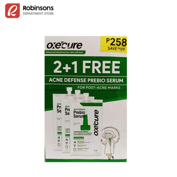 Oxecure 2+1 Bundle Acne Defense Prebio Serum 5ml | Lazada PH