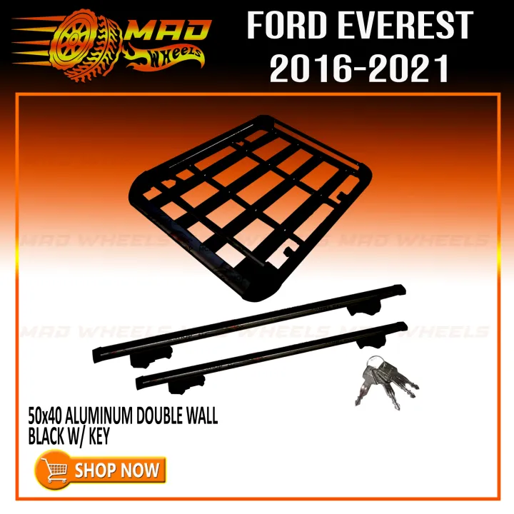Ford Everest 2016-2021 50x40 Aluminum Double Wall Roof Rack / Roofrack ...