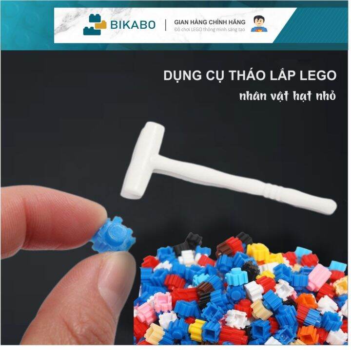 Dụng cụ tháo lắp lego đồ chơi lắp ráp, búa gõ lego nhân vật hạt nhỏ mô ...