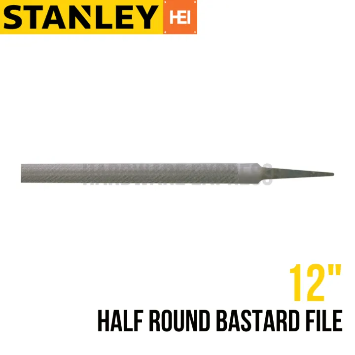 Stanley Half Round Bastard File 12" | Lazada PH