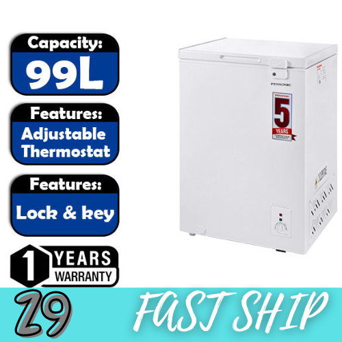 PENSONIC CHEST FREEZER 99L PFZ-113 [READY STOCK]-PENSONIC WARRANTY ...