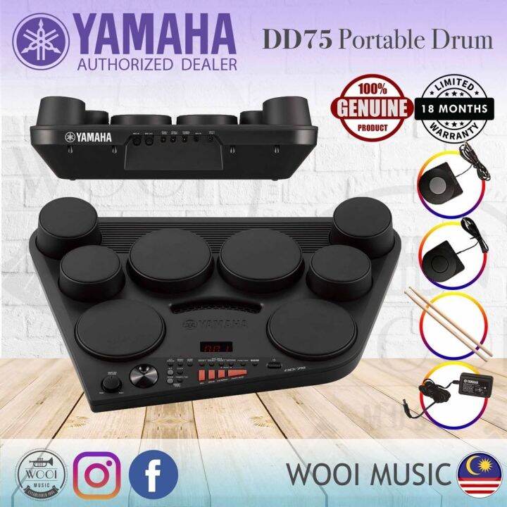 Yamaha DD-75 Portable Drum DD75 (Electronic Drum) | Lazada