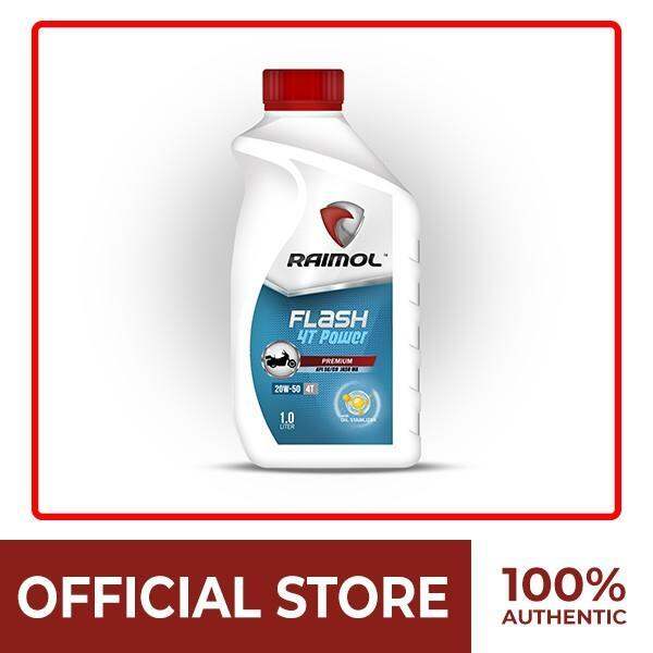 nzivh RAIMOL FLASH 4T POWER 1L 20W50 SG CD 4 STROKE MOTORCYCLE ENGINE ...