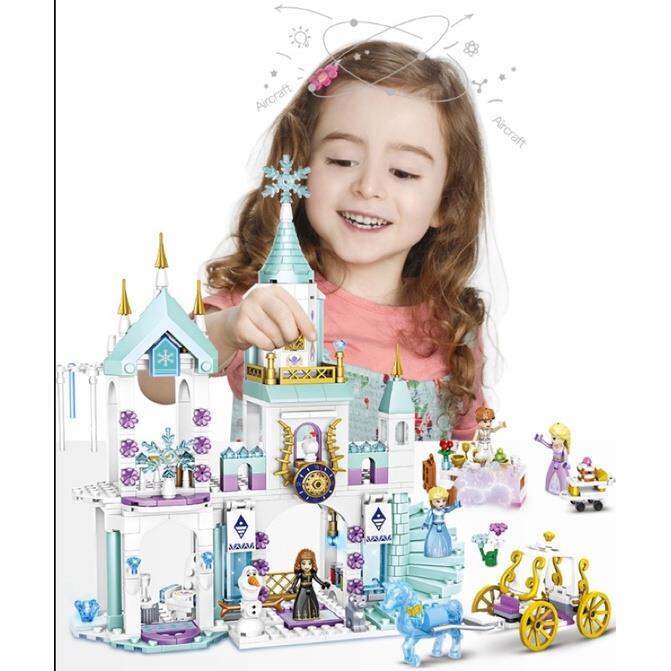 [COD]qjbt435ypz6 360pc Compatible Lego Friends Series House Frozen Ice ...