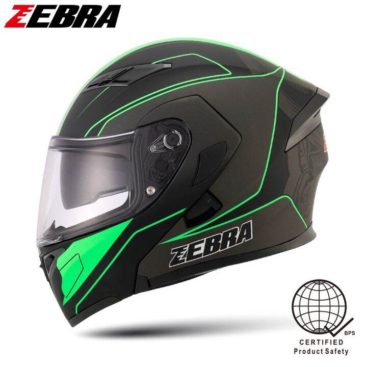 ZEBRA FF805 Motorcycle Helmets Open Face Modular Motor Helmet Dual ...
