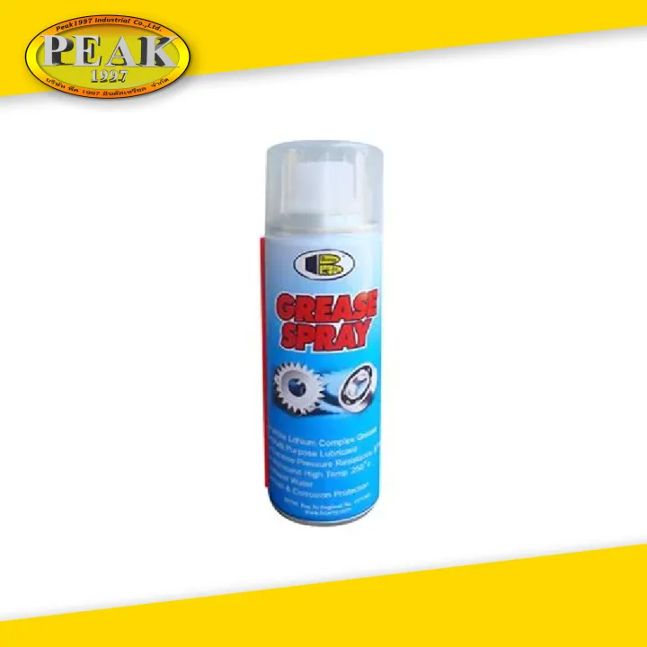 BOSNY grease spray สเปรย์จาระบีขาว ฉีดโซ่โอริง #B115 ขนาด 400 CC ...