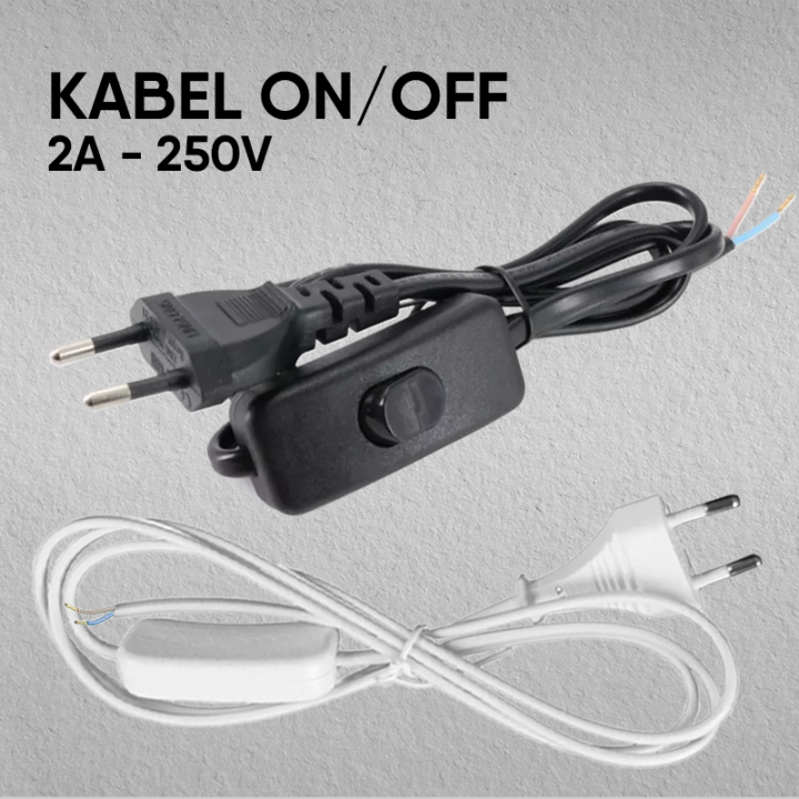 KABEL SAKLAR ON-OFF / KABEL AC 220V / KABEL BUNTUNG / KABEL LISTRIK ...
