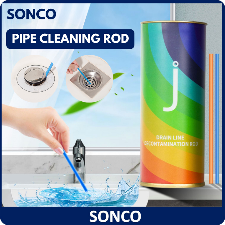 Pipe Cleaning Rod Sani Stick Kitchen Toilet Drain Cleaner Cleaning Rod ...