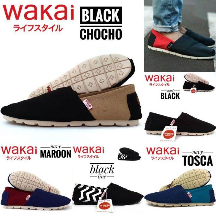 ~ WAKAI Slip on label vietnam GRADE ORI Shoes [PART 2] | Lazada PH