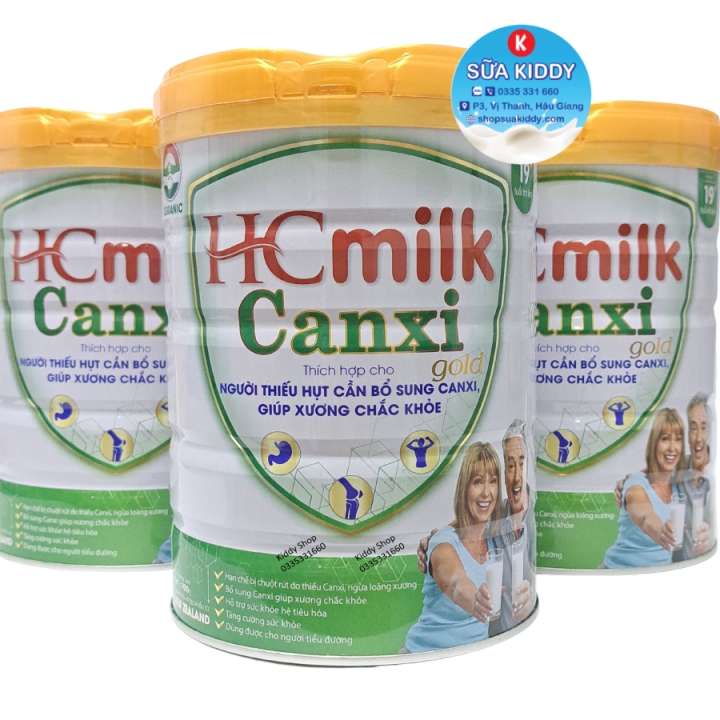Sữa canxi cho người lớn giúp xương chắc khỏe HC MILK Canxi Gold 900g ...