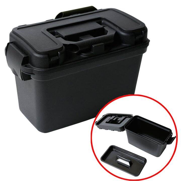 Plastic Field Box, Ammo Box, Outdoors Fishing Tackle Storage Case ...