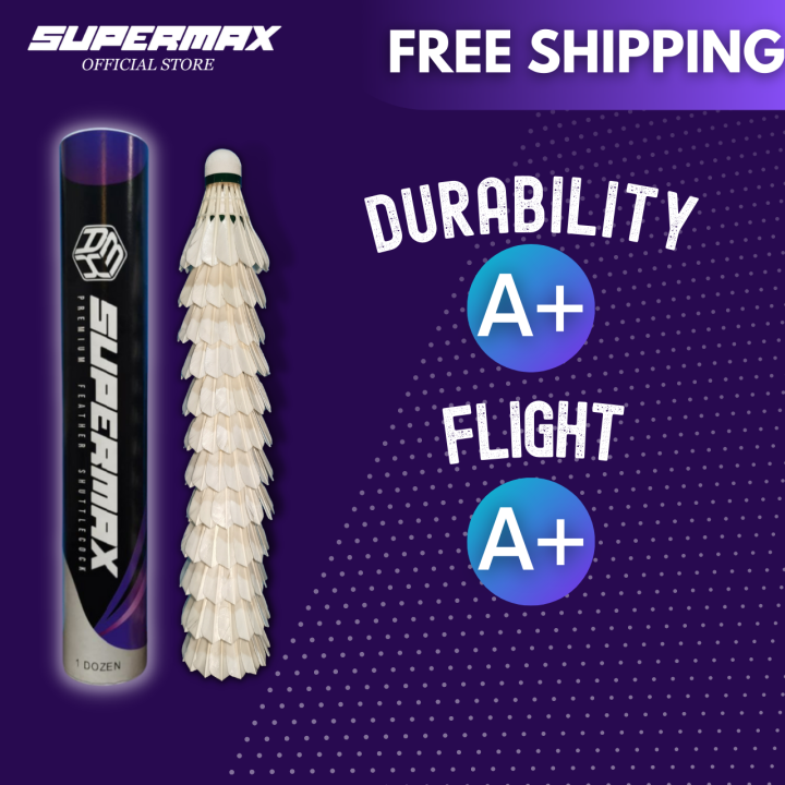 Supermax Shuttlecock Badminton Platinum Edition (Stable Flight and ...
