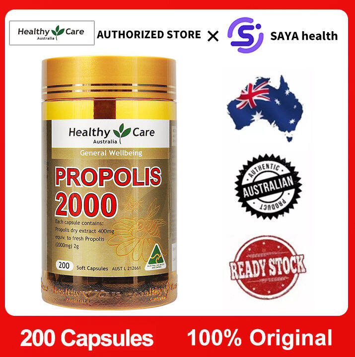 Healthy Care Propolis 2000mg 200 Capsules (Exp:2024-12) | Lazada