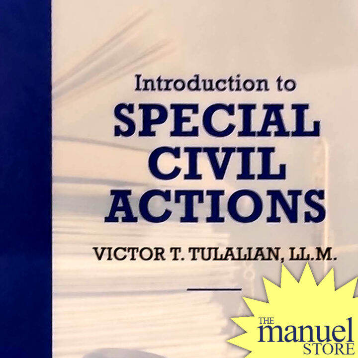 Tulalian (2021) - Special Civil Actions - SCA - Remedial Law | Lazada PH