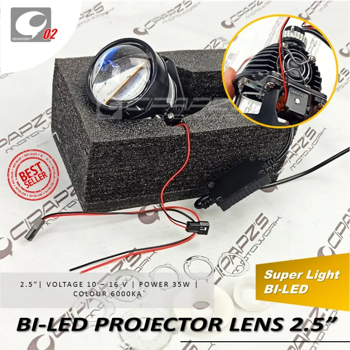 LAMPU BILED / LAMPU BI-LED / LAMPU BI LED PROJECTOR LENS 2.5 INCH ...