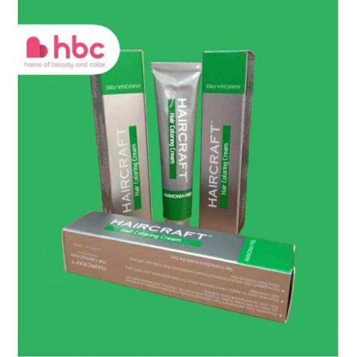 Haircraft Amonia Free Hair coloring 60m with oxidizing-HBC | Lazada PH