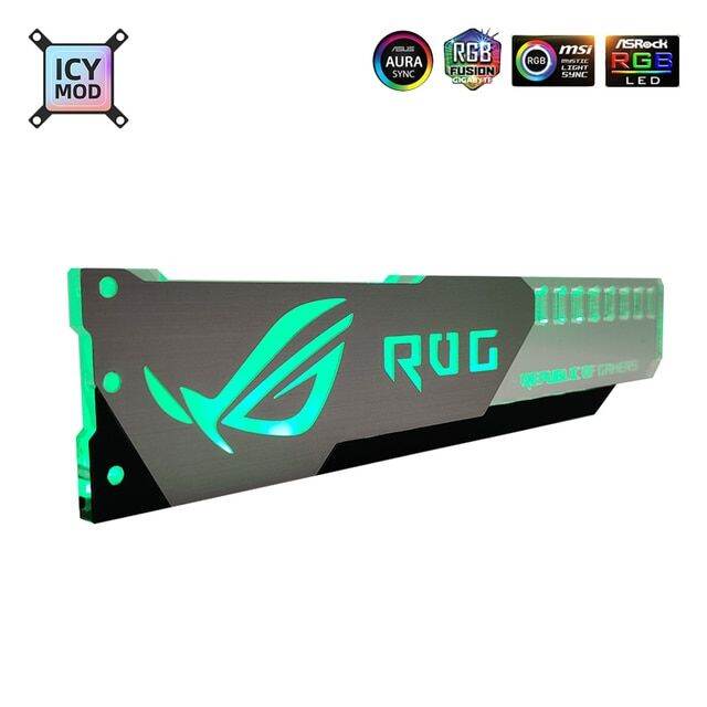 👝 Aluminum GPU Bracket Aorus 5V3Pin VGA Holder RGB MSI ROG NVIDIA A-RGB ...