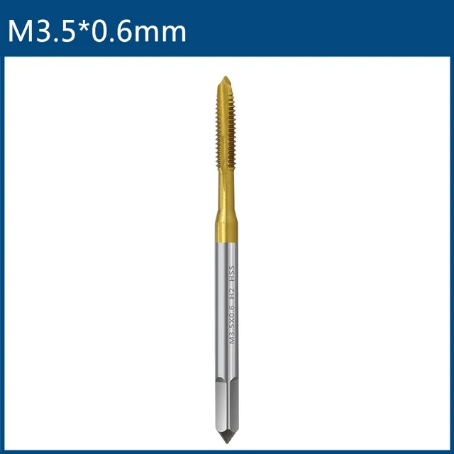 HSS Titanium Coating Screw Tap Drill Bit M2 M2.5 M3 M3.5 M4 M5 M6 M8 ...
