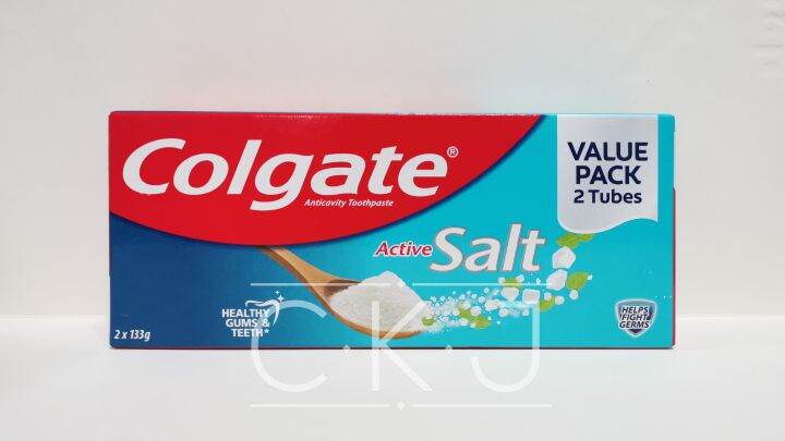 Colgate Active Salt Toothpaste 2 x 133g Twin Pack | Lazada PH