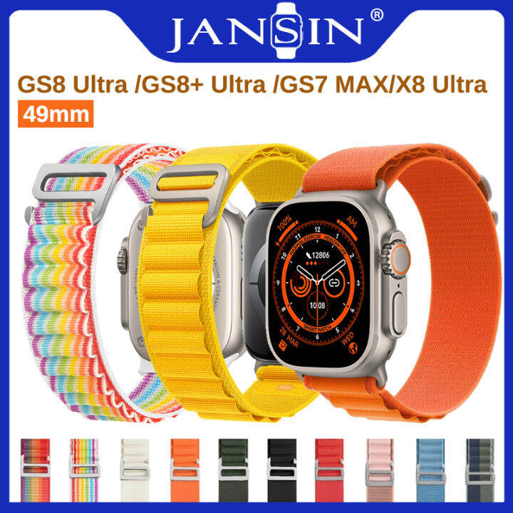 Smart Warch GS8 + Ultra Alpine loop strap GS8 Ultra /GS8+ Ultra /GS7 MAX/X8 Ultra/S8 Ultra 49m ...
