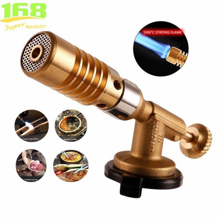 All Bronze Welding Nozzle Blow butane Torch gun Propane Gas Plumbing ...