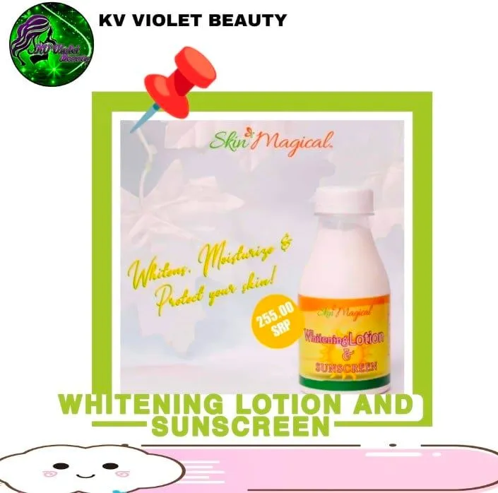 SKIN MAGICAL WHITENING LOTION AND SUNSCREEN | Lazada PH