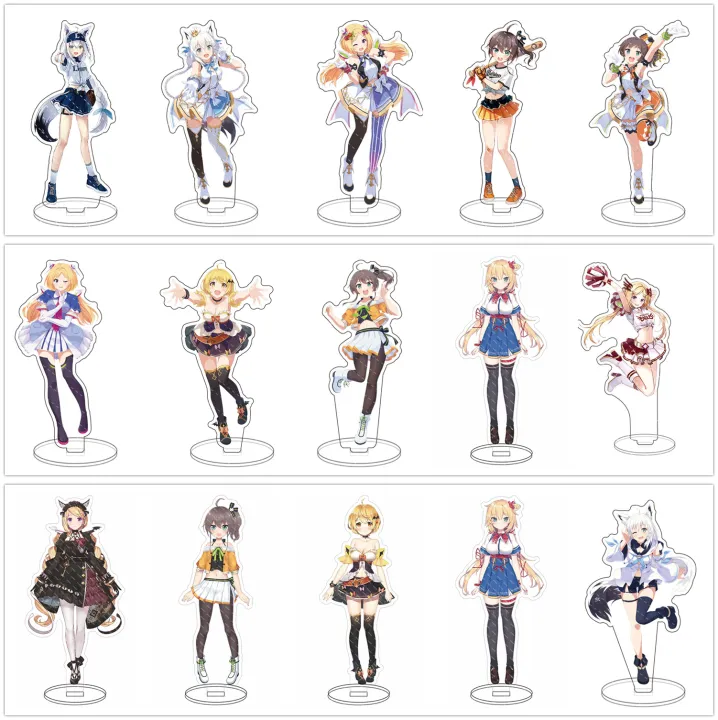 【ซื้อ 3 แถม 1】New Hololive 1st Vtuber ตัวละคร 15 ซม. Solo อะคริลิค ...