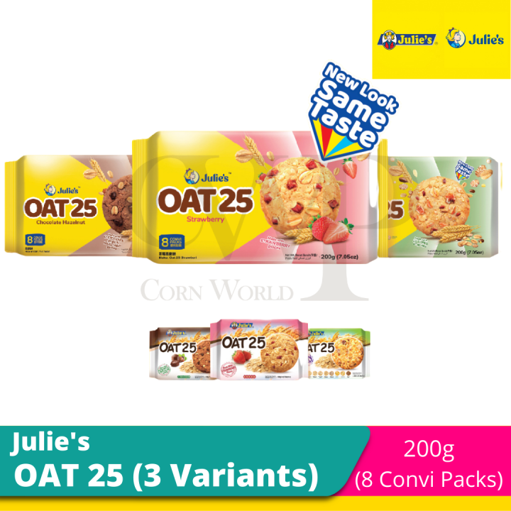 Julie's Oat 25 Original/Strawberry/Chocolate 200g | Lazada