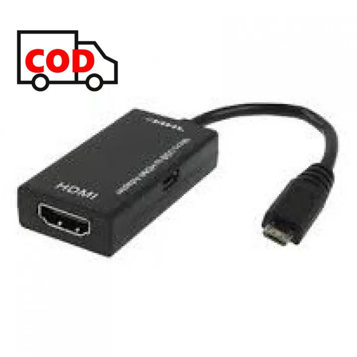 Converter Micro USB to HDMI MHL Adapter Sambungan Penghubung Konverter ...