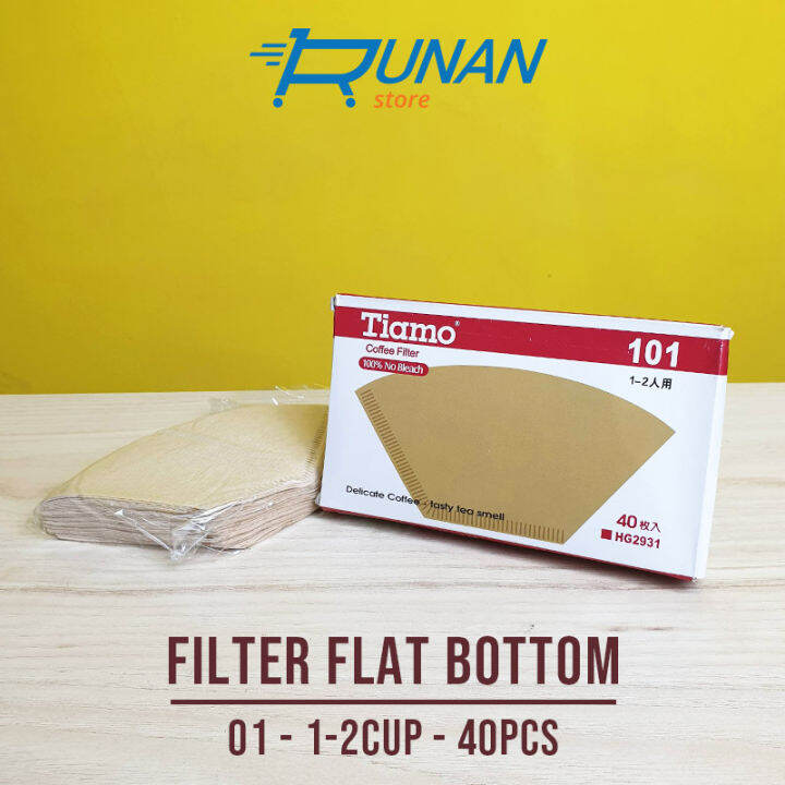 Filter Kopi - Coffee Paper Filter - Kertas Saringan Kopi Flat Bottom 01 ...