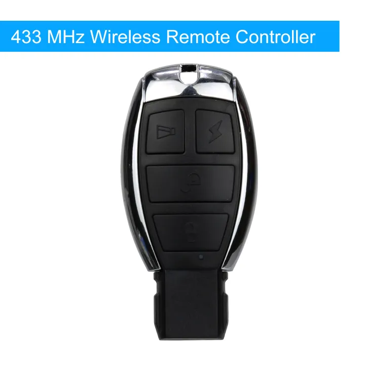 433MHz Wireless Remote Control Key Fob Smart Clone Switch 4 Buttons Portable Cloning Copy 433MHz ...